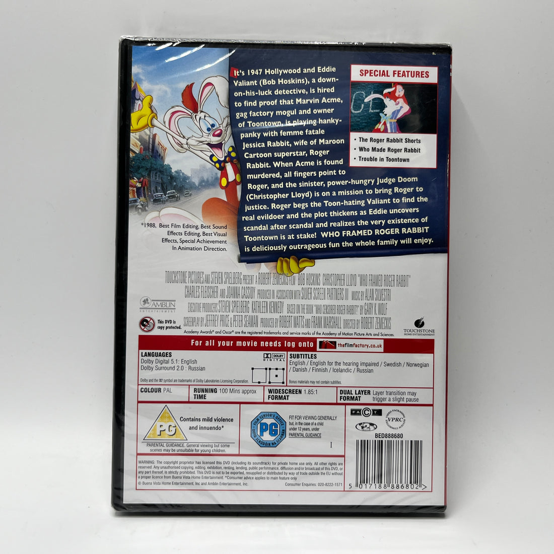 Who Framed Roger Rabbit (DVD) – Bad Record Store
